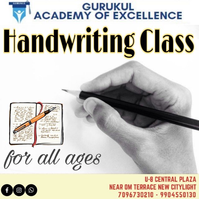 Handwriting Courses At Althan In Surat Gurukul Academy Of Excellence